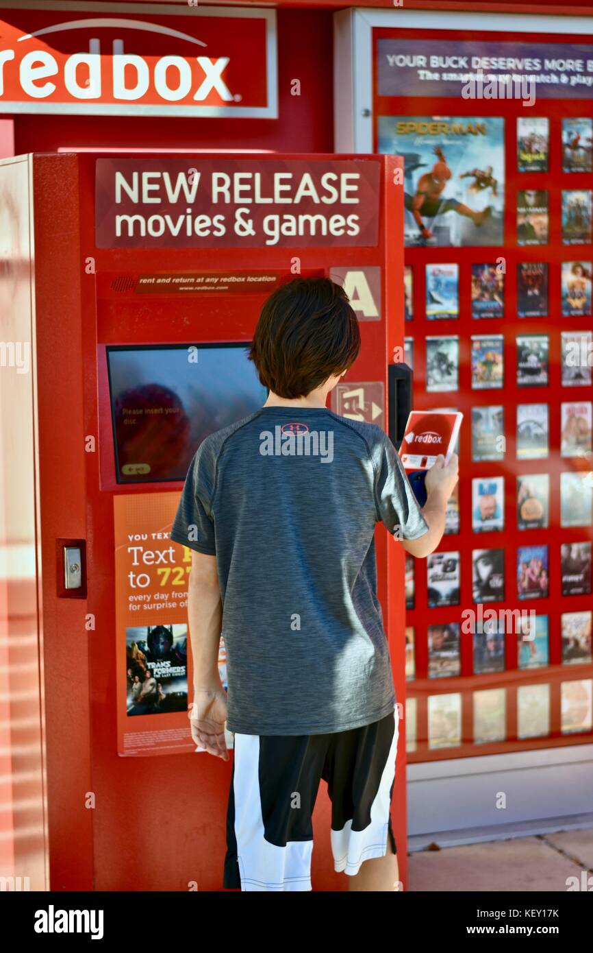 Redbox kiosk -Fotos und -Bildmaterial in hoher Auflösung – Alamy