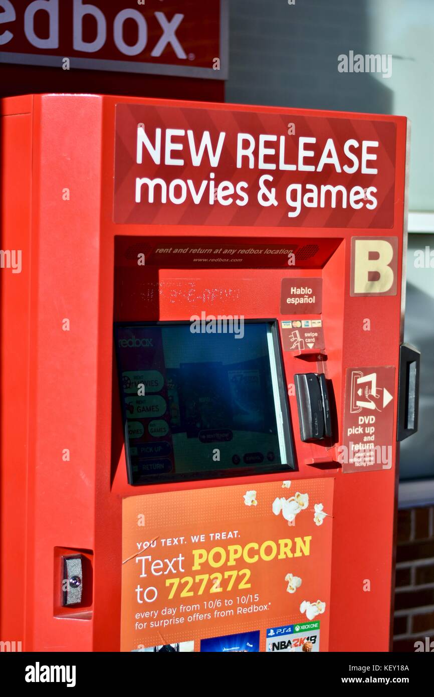 Redbox kiosk -Fotos und -Bildmaterial in hoher Auflösung – Alamy