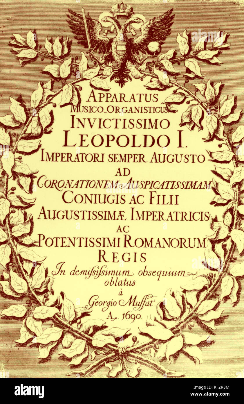 Georg muffat -Fotos und -Bildmaterial in hoher Auflösung – Alamy