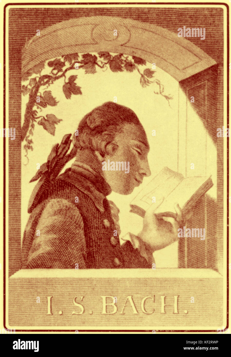 Johann Sebastian Bach Portrait Stockfotos und -bilder Kaufen - Alamy