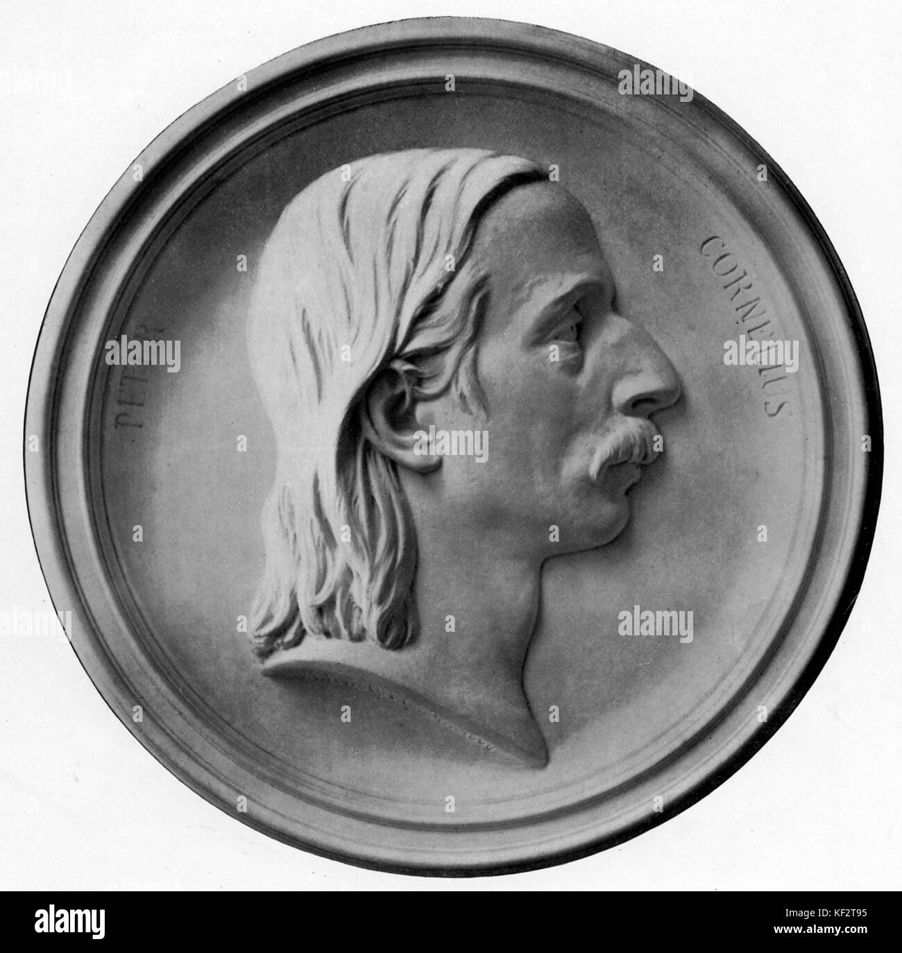Peter Cornelius, Relief nach dem Medaillon von Konrad Kroll, (Carl ...
