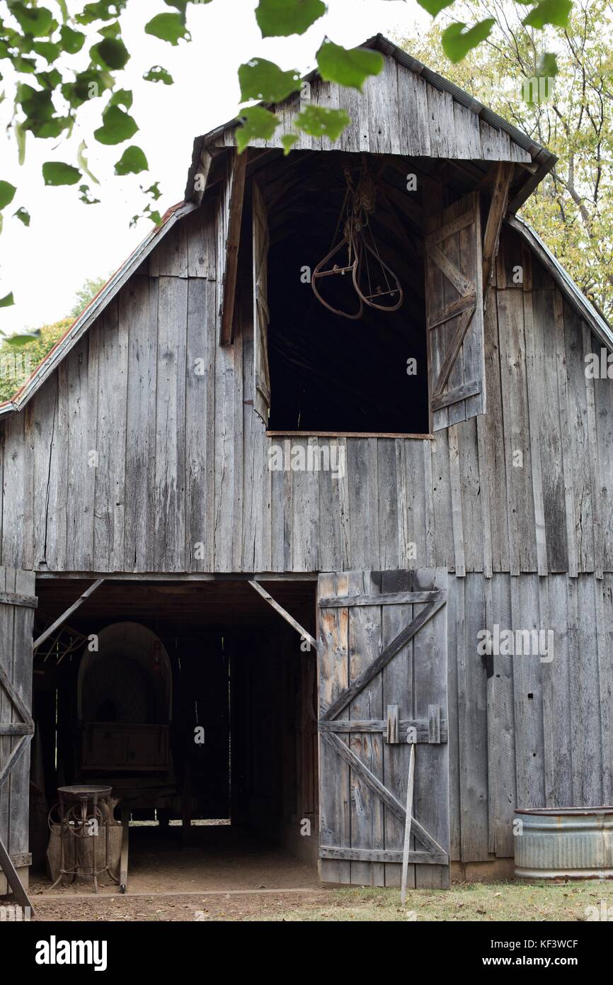 Cooper Scheune am Silo Museum von Ozark Geschichte in Springdale ...