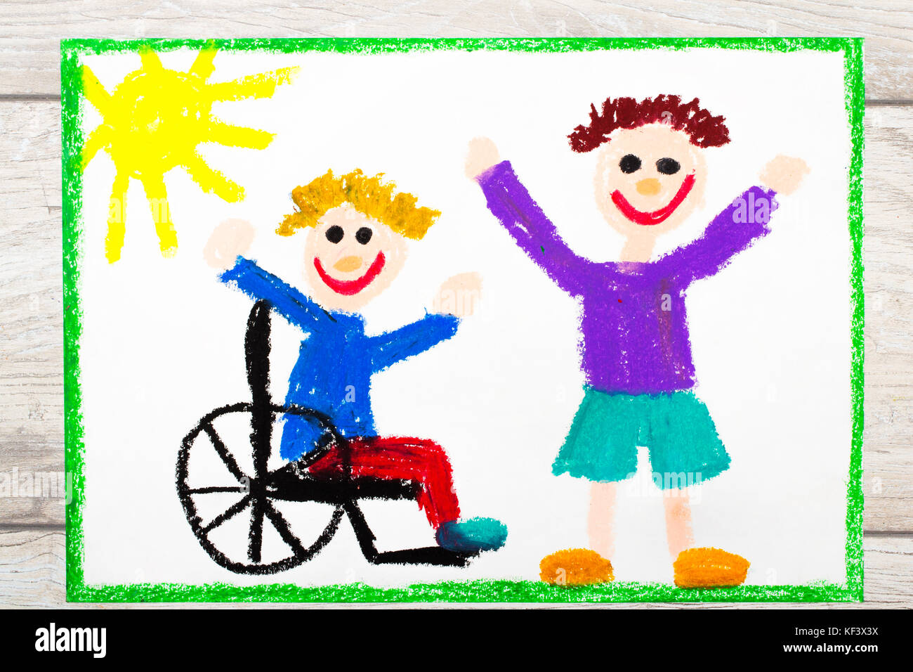 Disabled Child Inclusion Stockfotos und -bilder Kaufen - Alamy