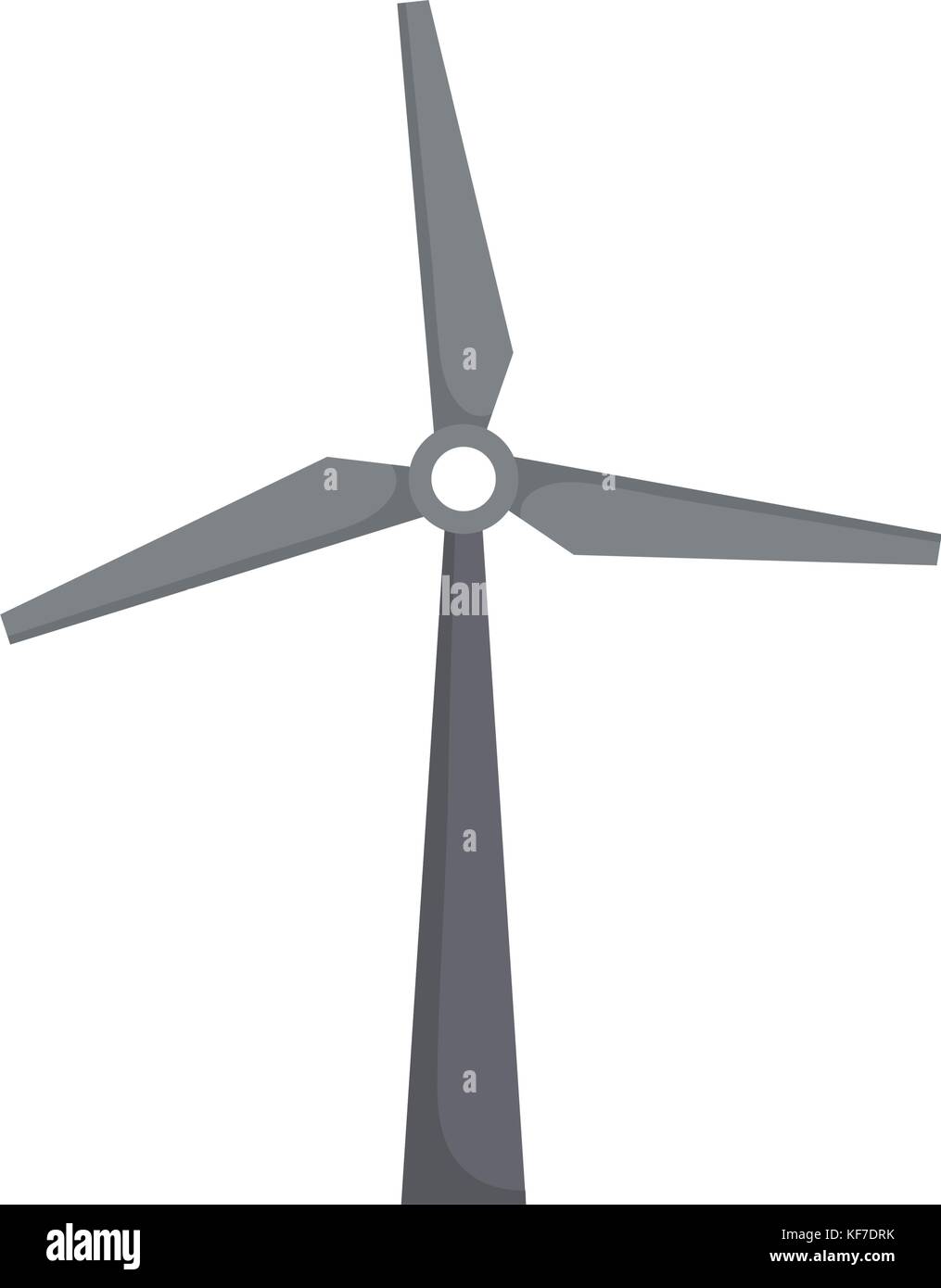 Windrad dreht Symbol auf weißem Hintergrund Vector Illustration Stock ...