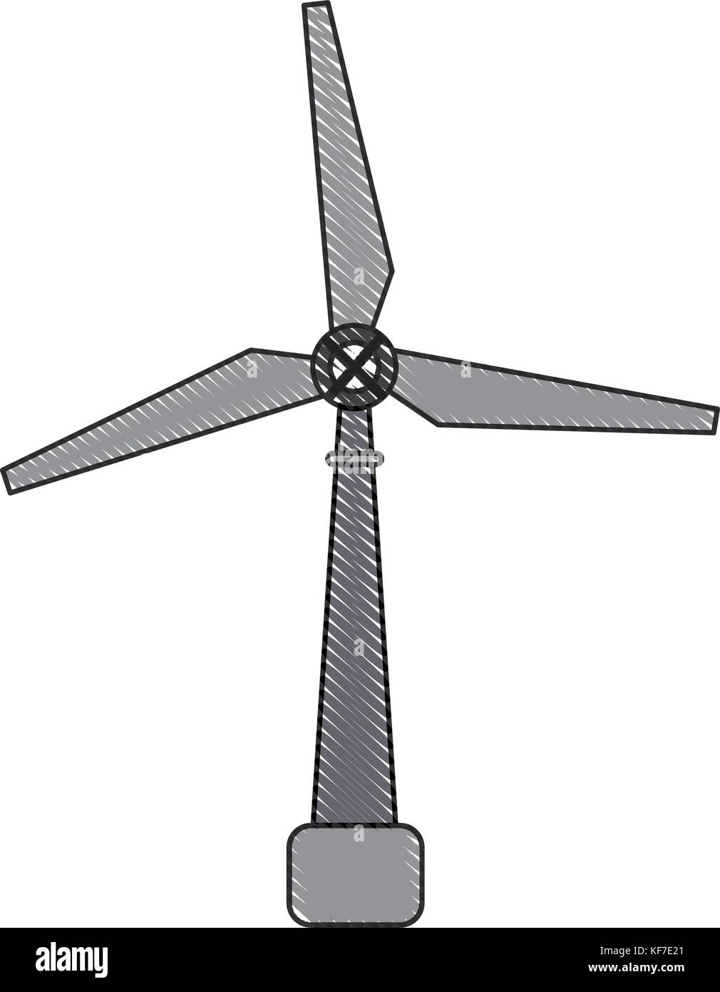 Windrad dreht Symbol auf weißem Hintergrund Vector Illustration Stock ...