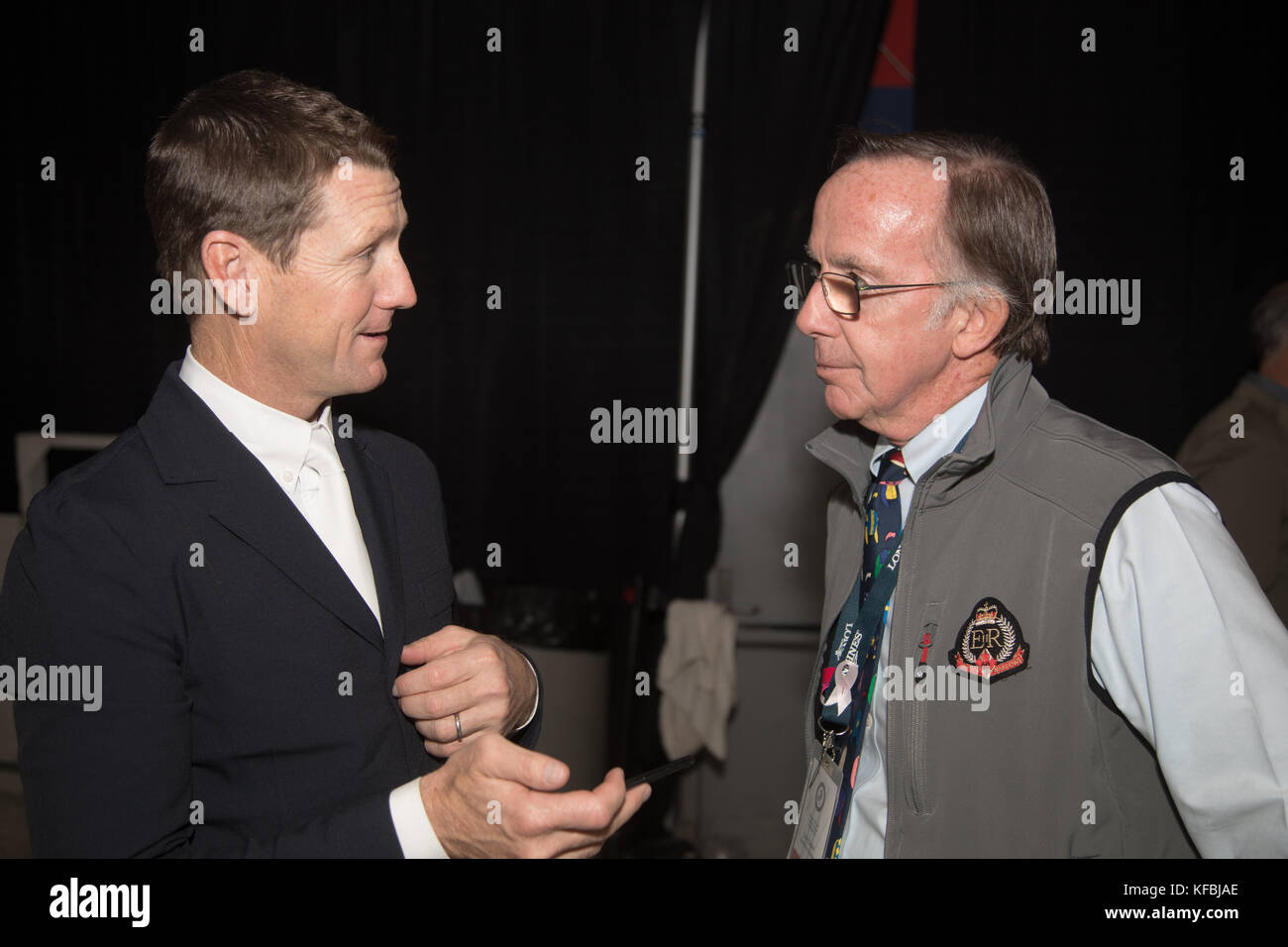 Washington, Vereinigte Staaten von Amerika. 25 Okt, 2017. mclain Ward ...