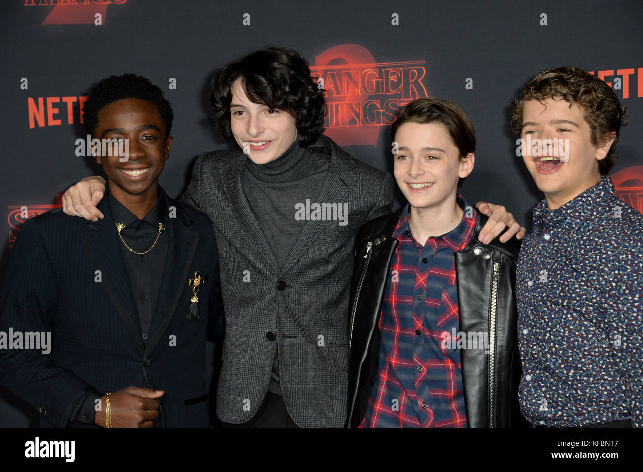Los Angeles, USA. 26 Okt, 2017. Kaleb, mclaughlin, finn Wolfhard, Noah ...