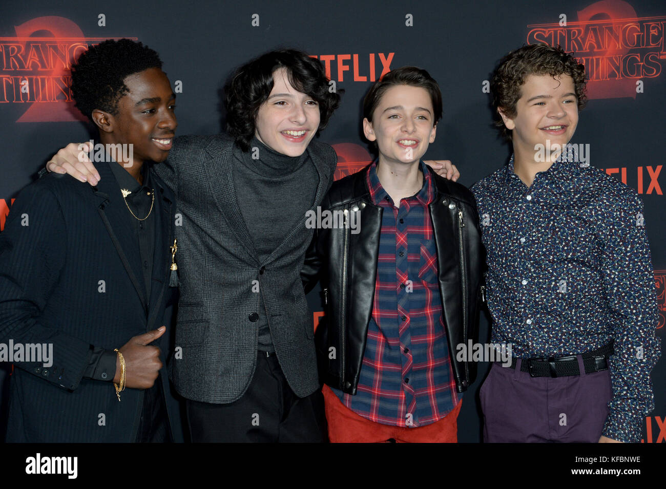 Los Angeles, USA. 26 Okt, 2017. Kaleb, mclaughlin, finn Wolfhard, Noah ...