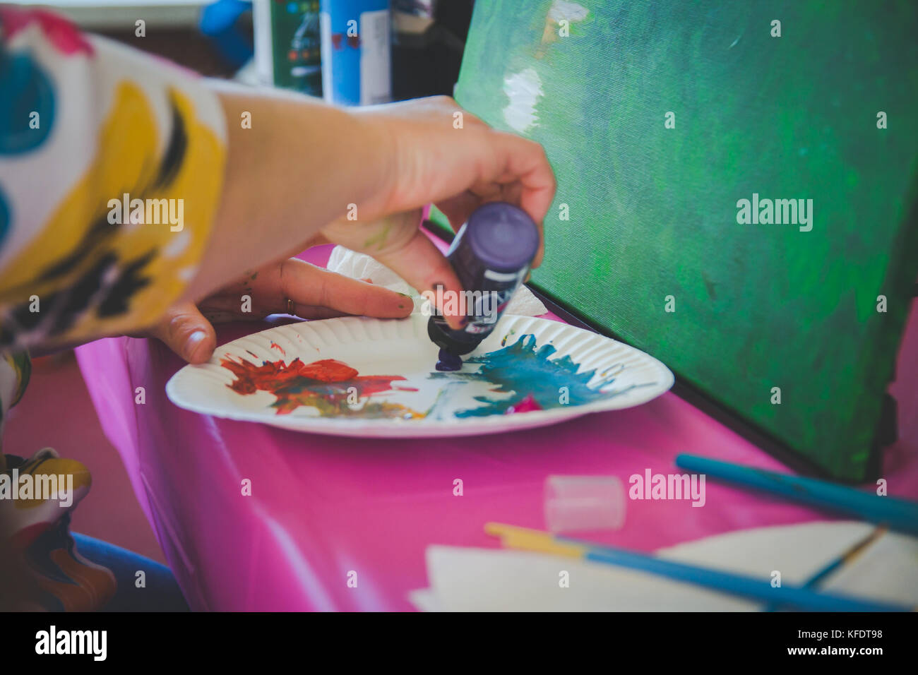 Kunstbild Zum Malen Stockfotos und -bilder Kaufen - Alamy