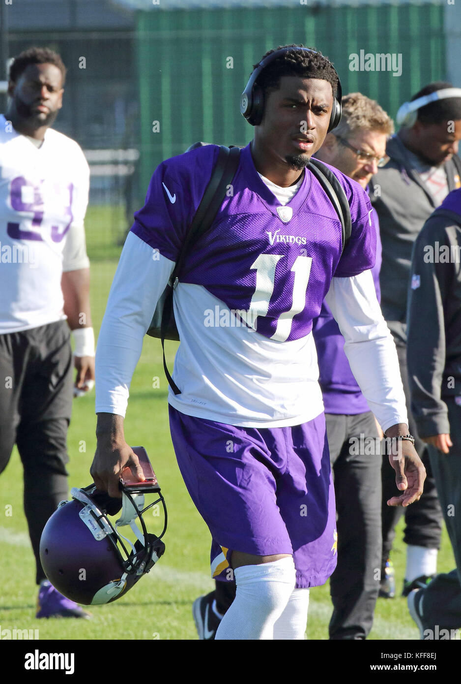 London, Großbritannien. 27 Okt, 2017. wide receiver laquon Treadwell ...