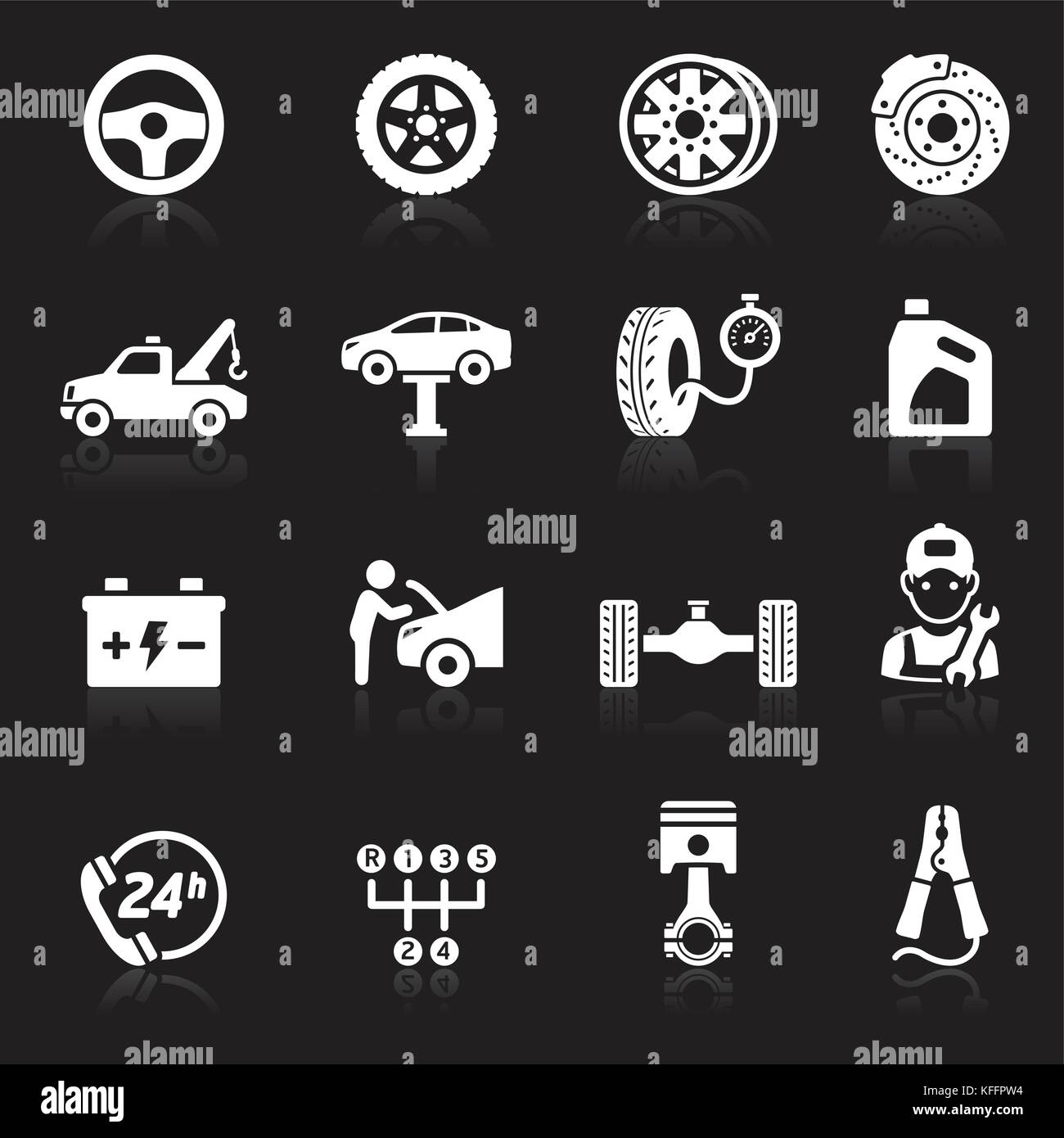 Wartung piktogramm Stock-Vektorgrafiken kaufen - Alamy