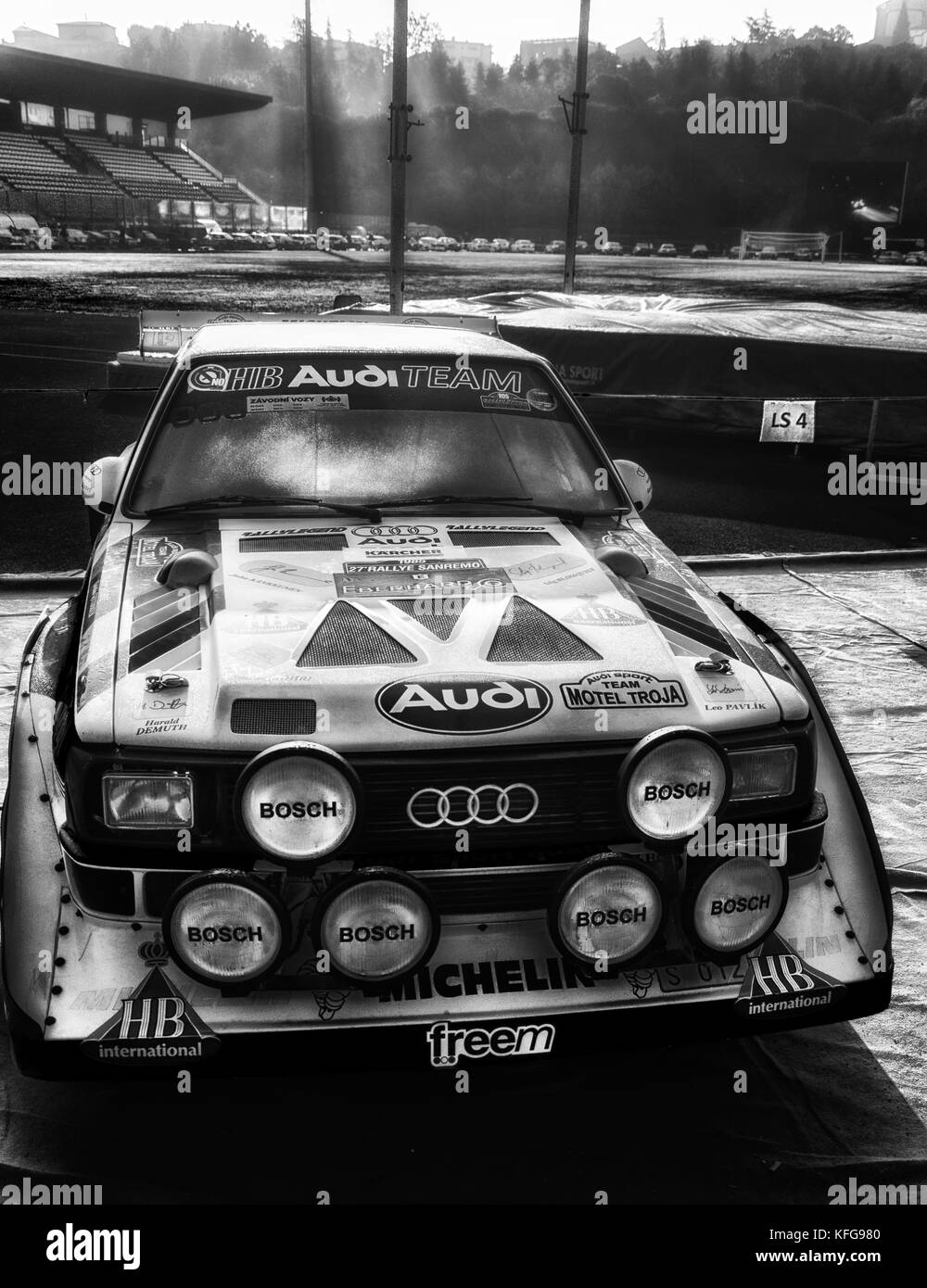 San Marino, San Marino - Ott 21: Audi Sport quattro S1 alte Rennwagen ...