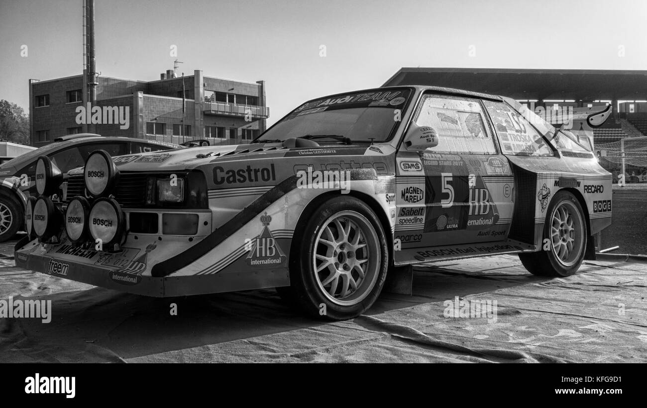 SAN MARINO, SAN MARINO - OTT 21: Audi Sport quattro S1 alte Rennwagen ...