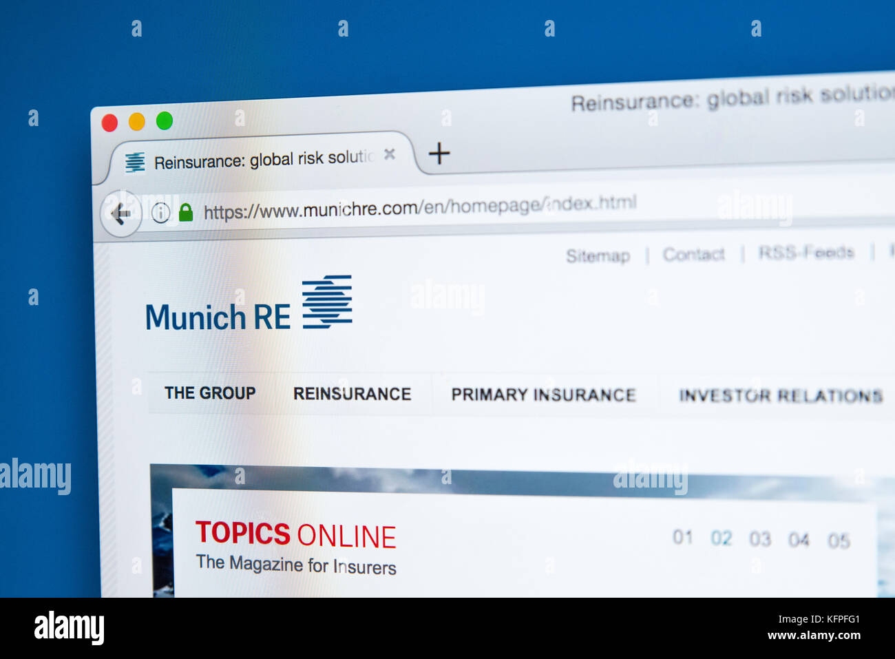 Munich reinsurance -Fotos und -Bildmaterial in hoher Auflösung – Alamy