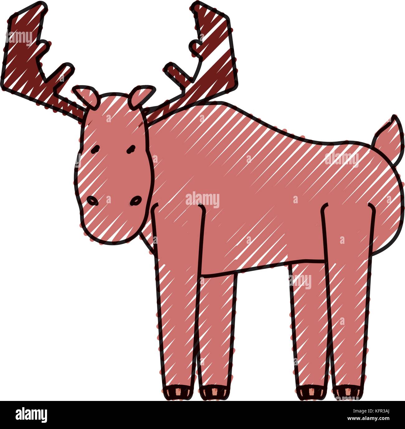 Rentier safaripark Stock-Vektorgrafiken kaufen - Alamy