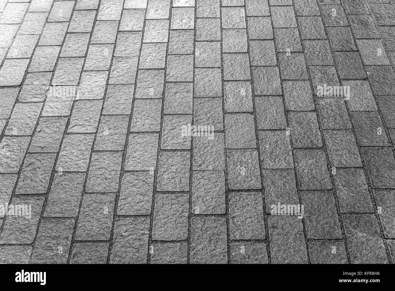 Textur der Pflasterstein Fertiger Stockfotografie - Alamy