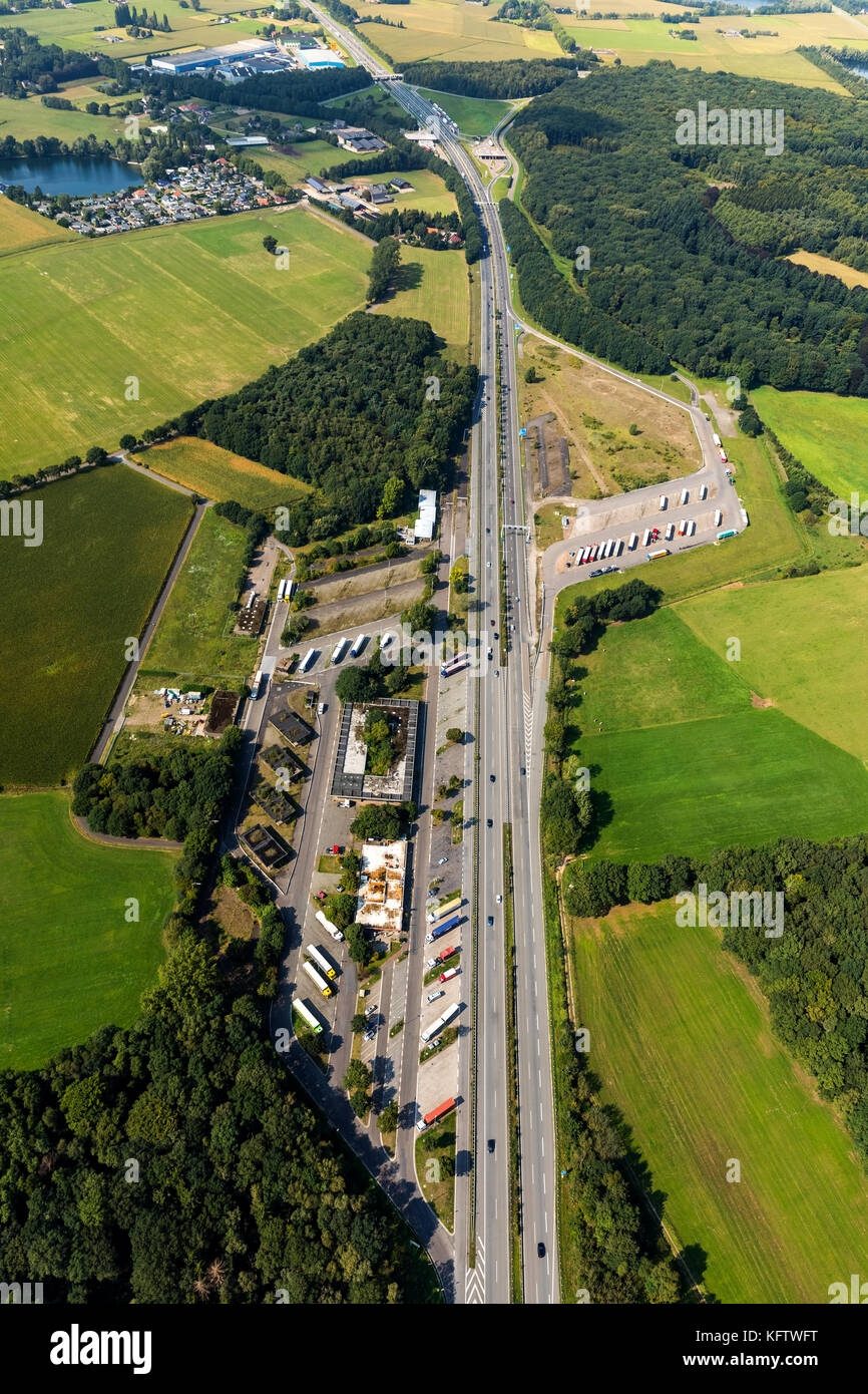 autobahn A3, Grenzübergang Elten, Autobahnzubringer Knauheide, Emmerich ...
