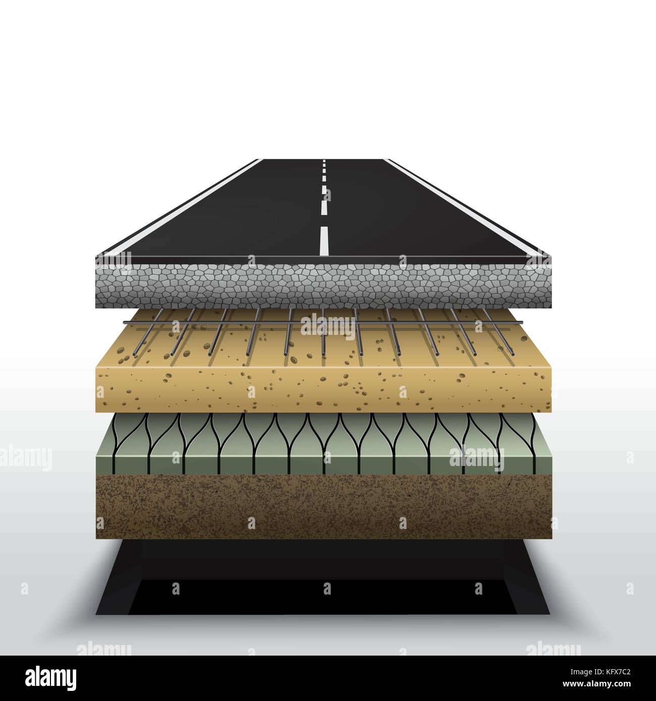 Asphalt, beton Stock-Vektorgrafiken kaufen - Alamy