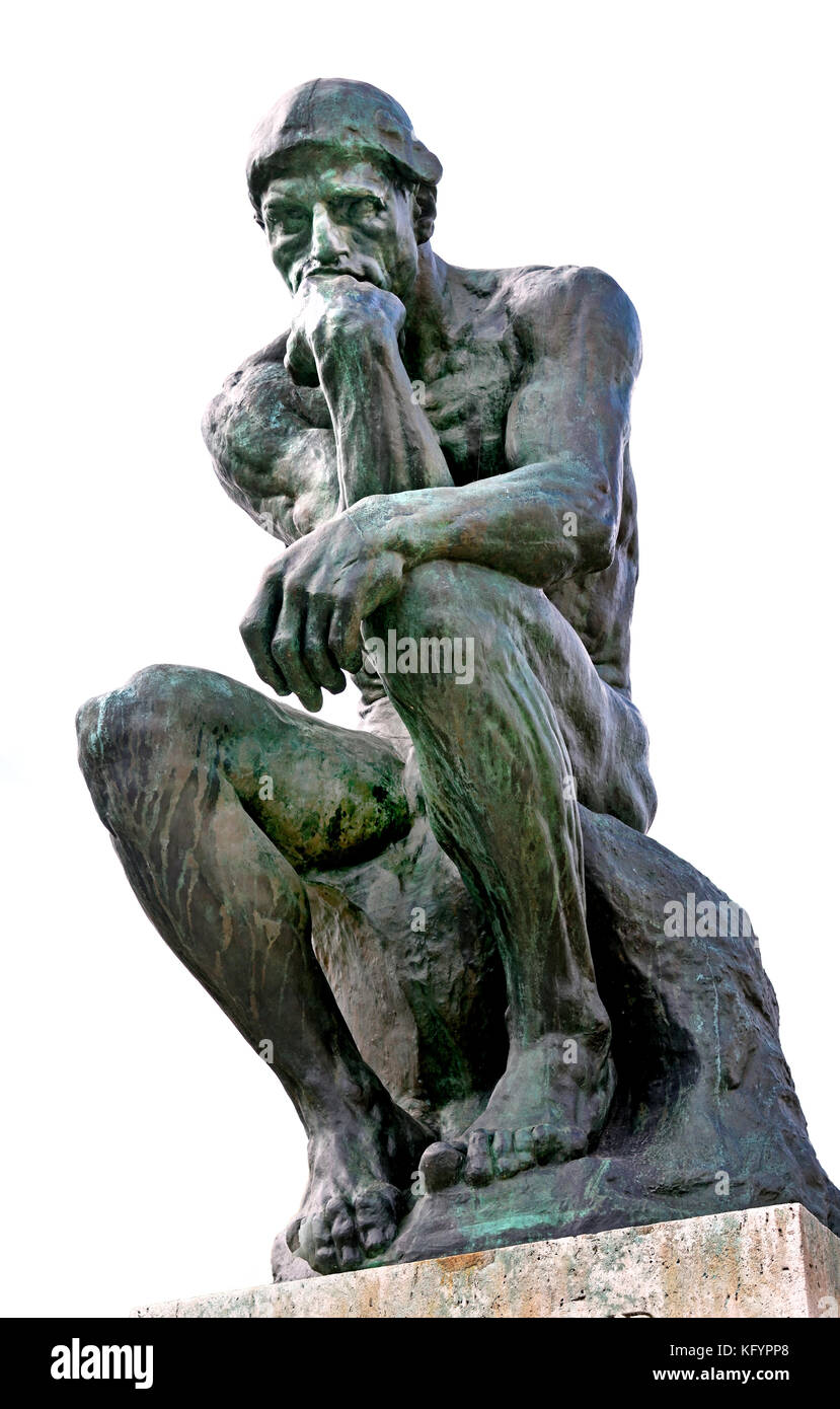 Der Denker 1903 Bronze, H 180 cm; W. 98 cm; D 145 cm François Auguste ...