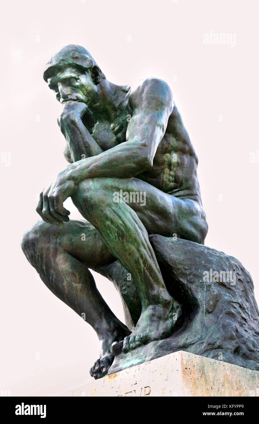 Der Denker 1903 Bronze, H 180 cm; W. 98 cm; D 145 cm François Auguste ...