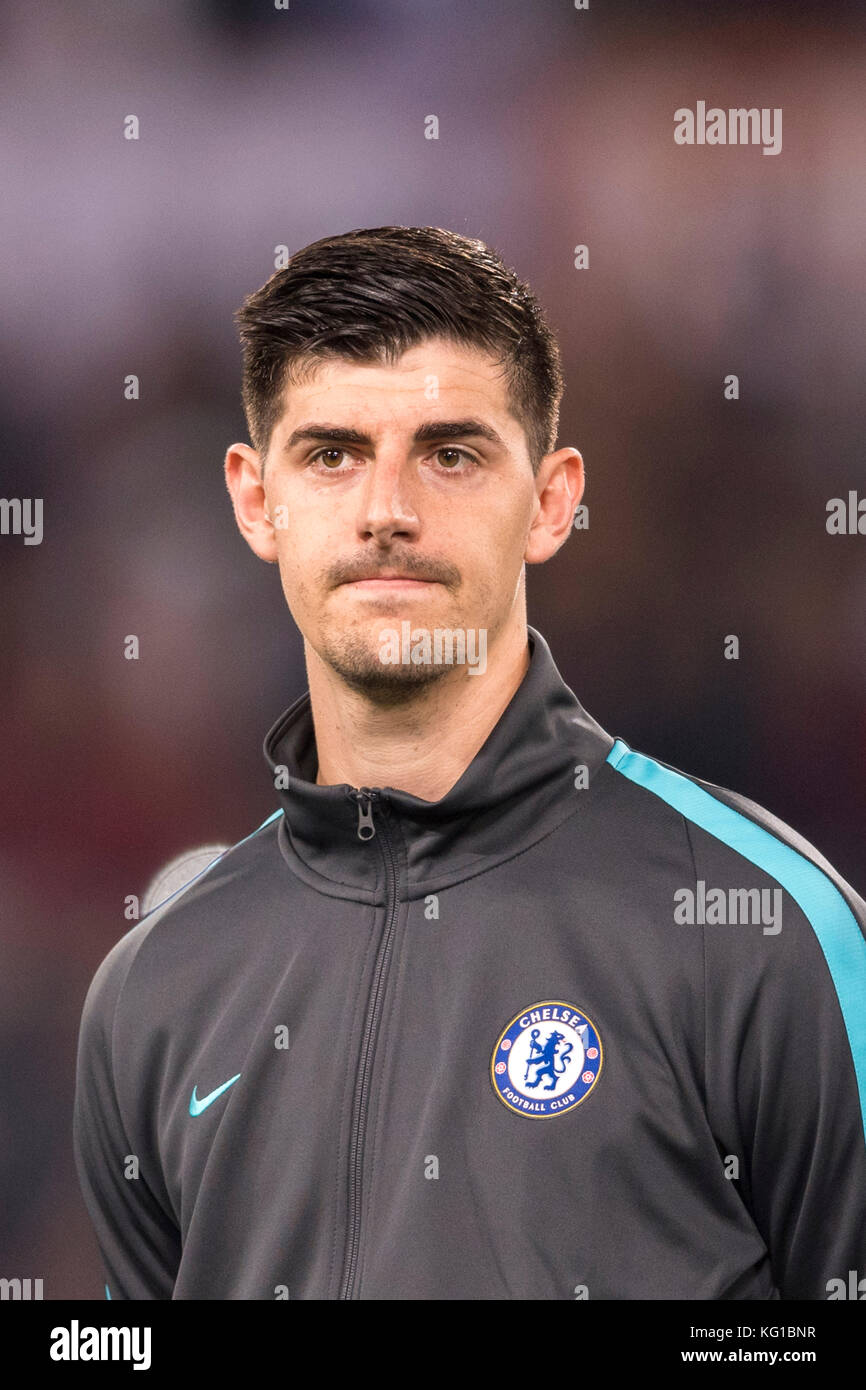 Rom, Italien. 31 Okt, 2017. thibaut Courtois (Chelsea) Fußball: UEFA ...