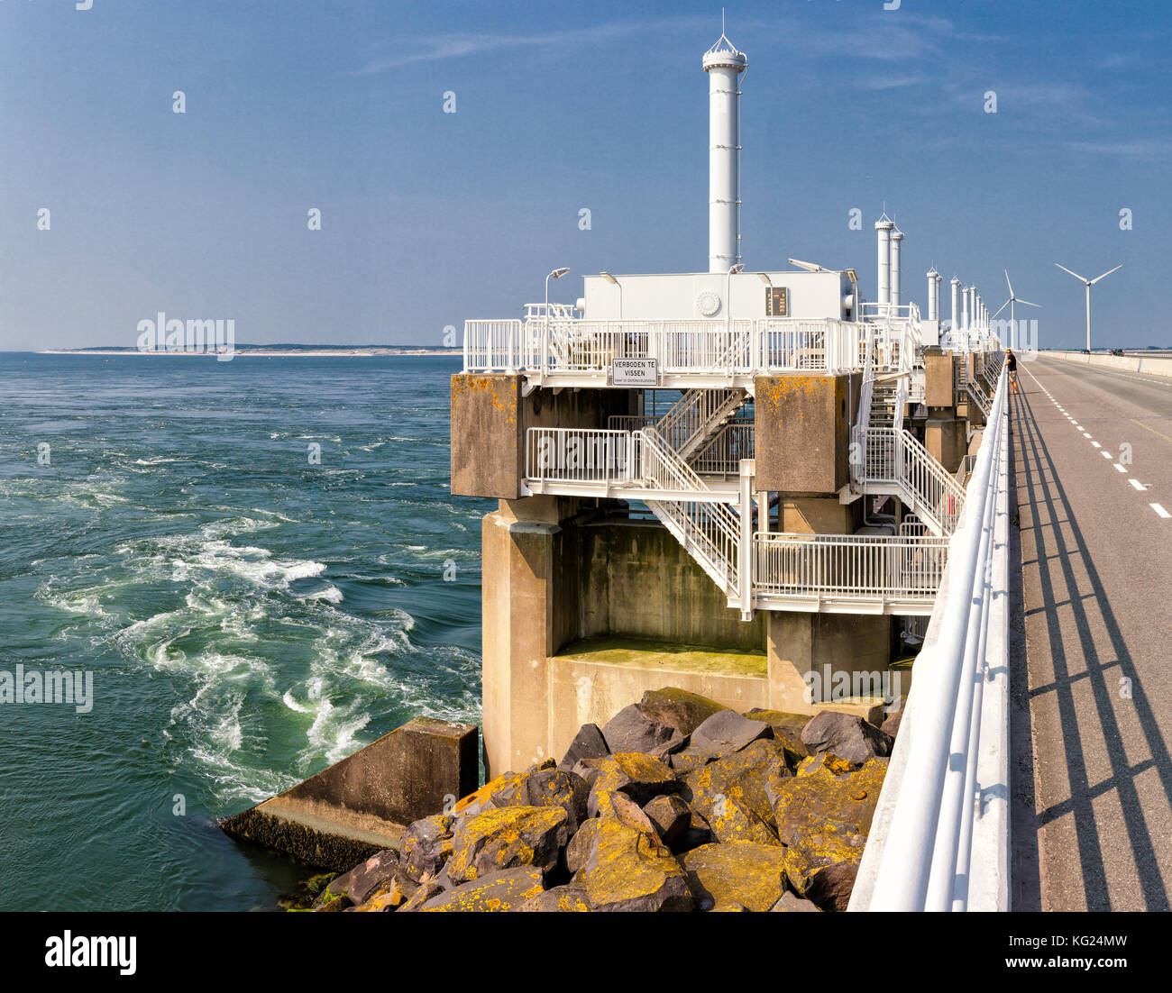 Oosterschelde Sturmflutwehr Werkeiland Neeltje Jans, Zeeland ...