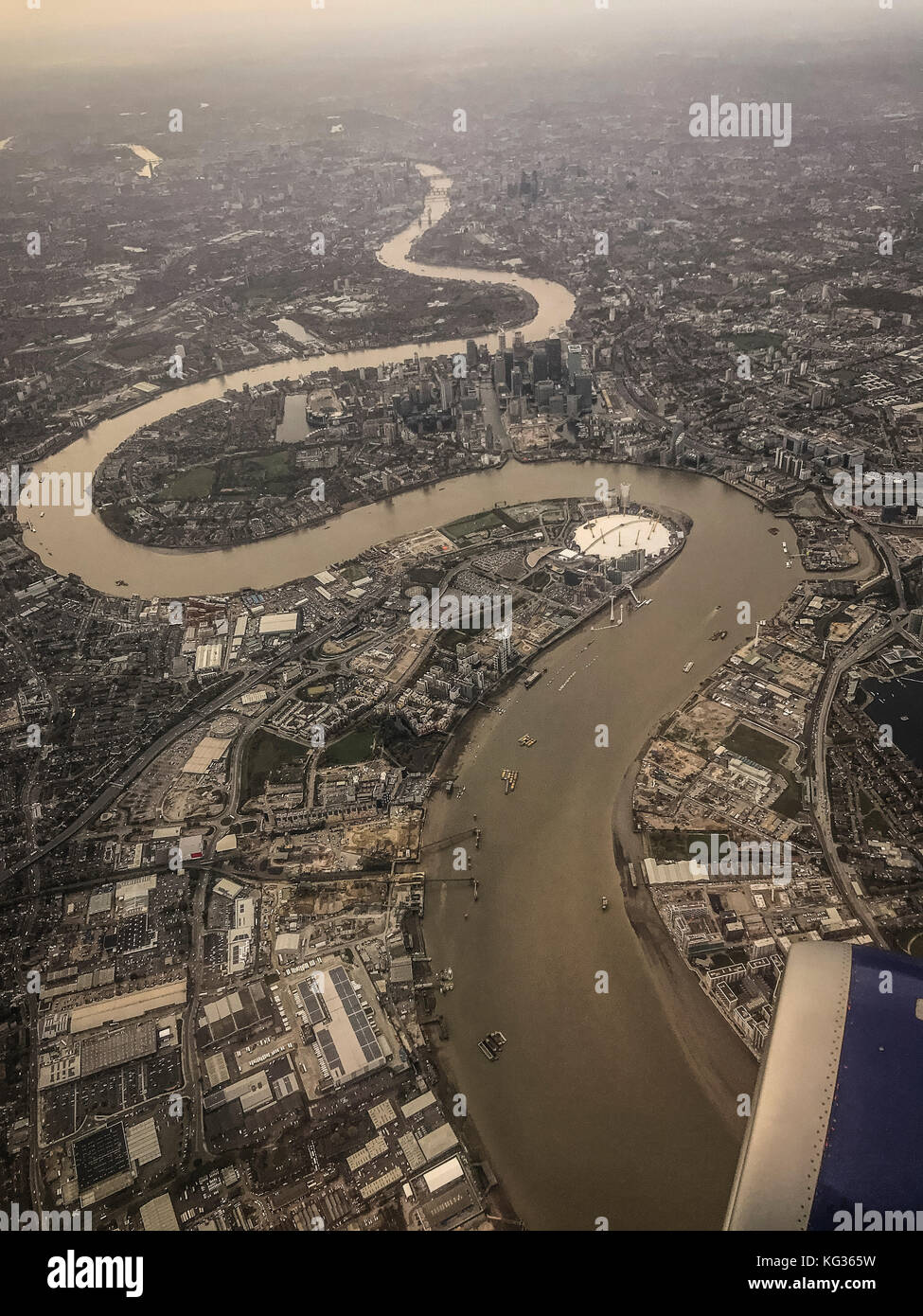 Stockfoto - British Airways Flug von Manchester nach London © Hugh ...