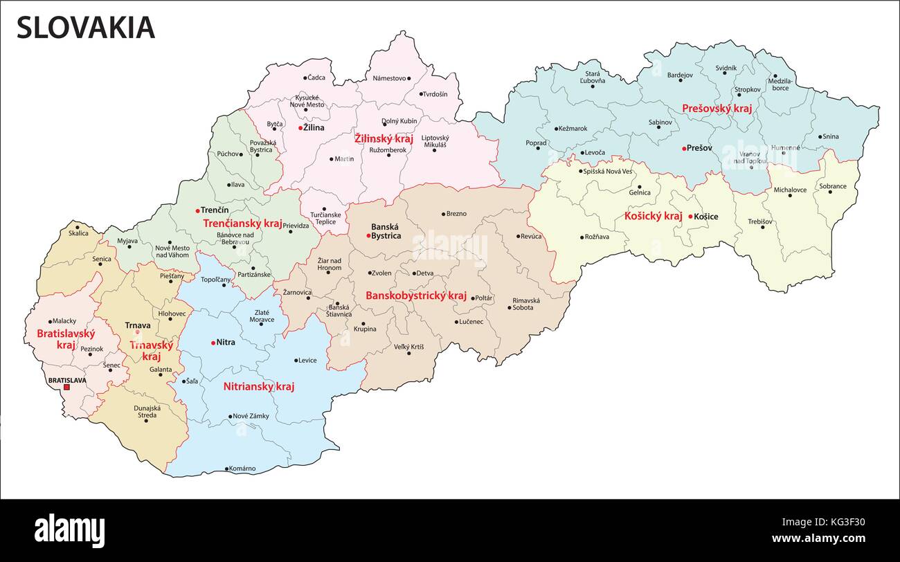 Slowakai umriss -Fotos und -Bildmaterial in hoher Auflösung – Alamy