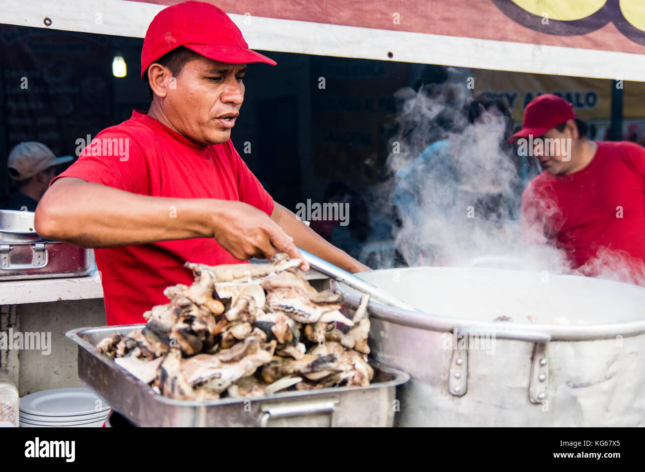 Street Food Lima, Peru Stockfotografie - Alamy