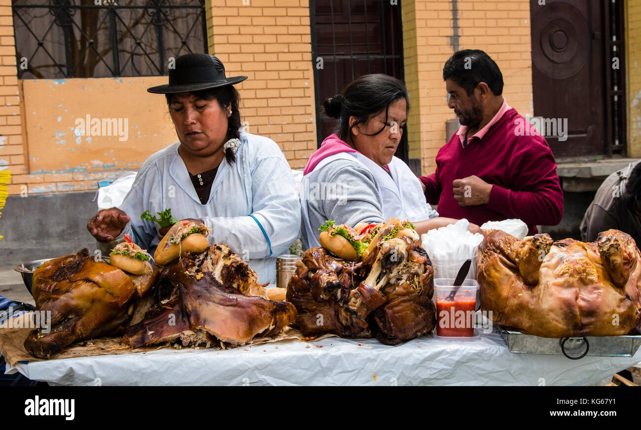 Street Food Lima, Peru Stockfotografie - Alamy