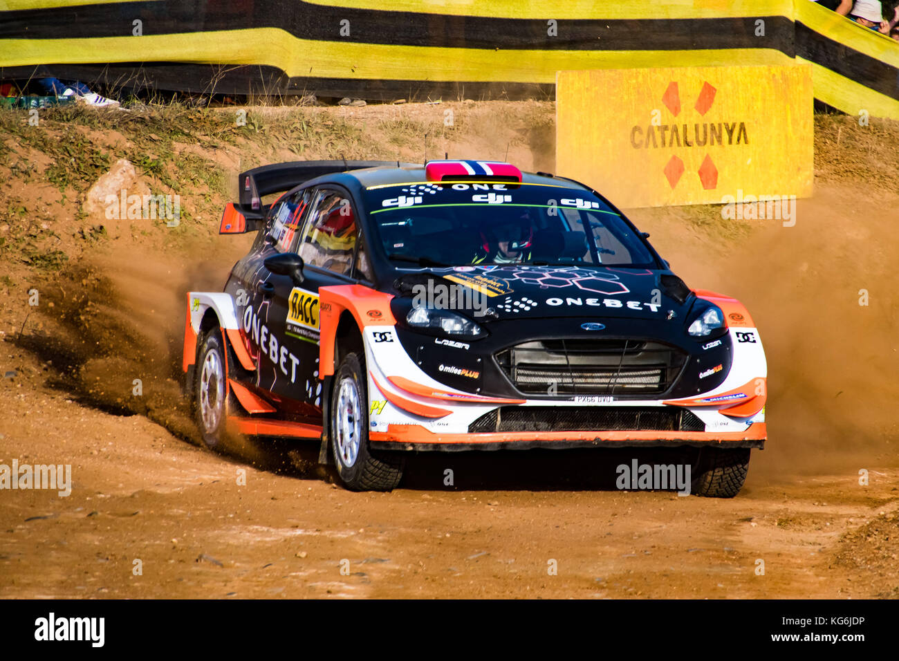 #14 Mads Ostberg (NOR) und Co-Pilot Torstein Eriksen vom M-Sport World ...