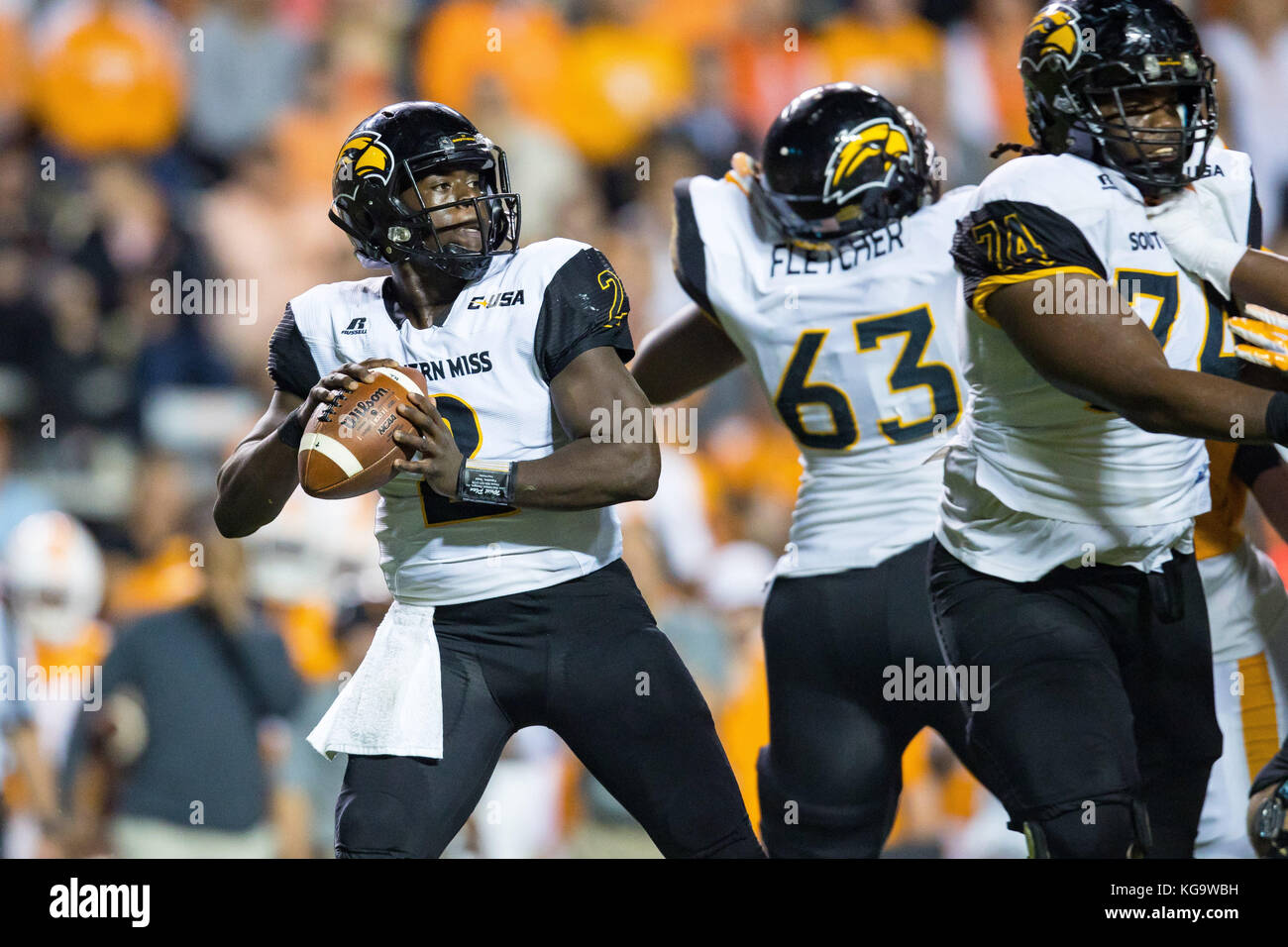 November 4, 2017: keon Howard #2 der südlichen Fräulein goldenen Adler ...