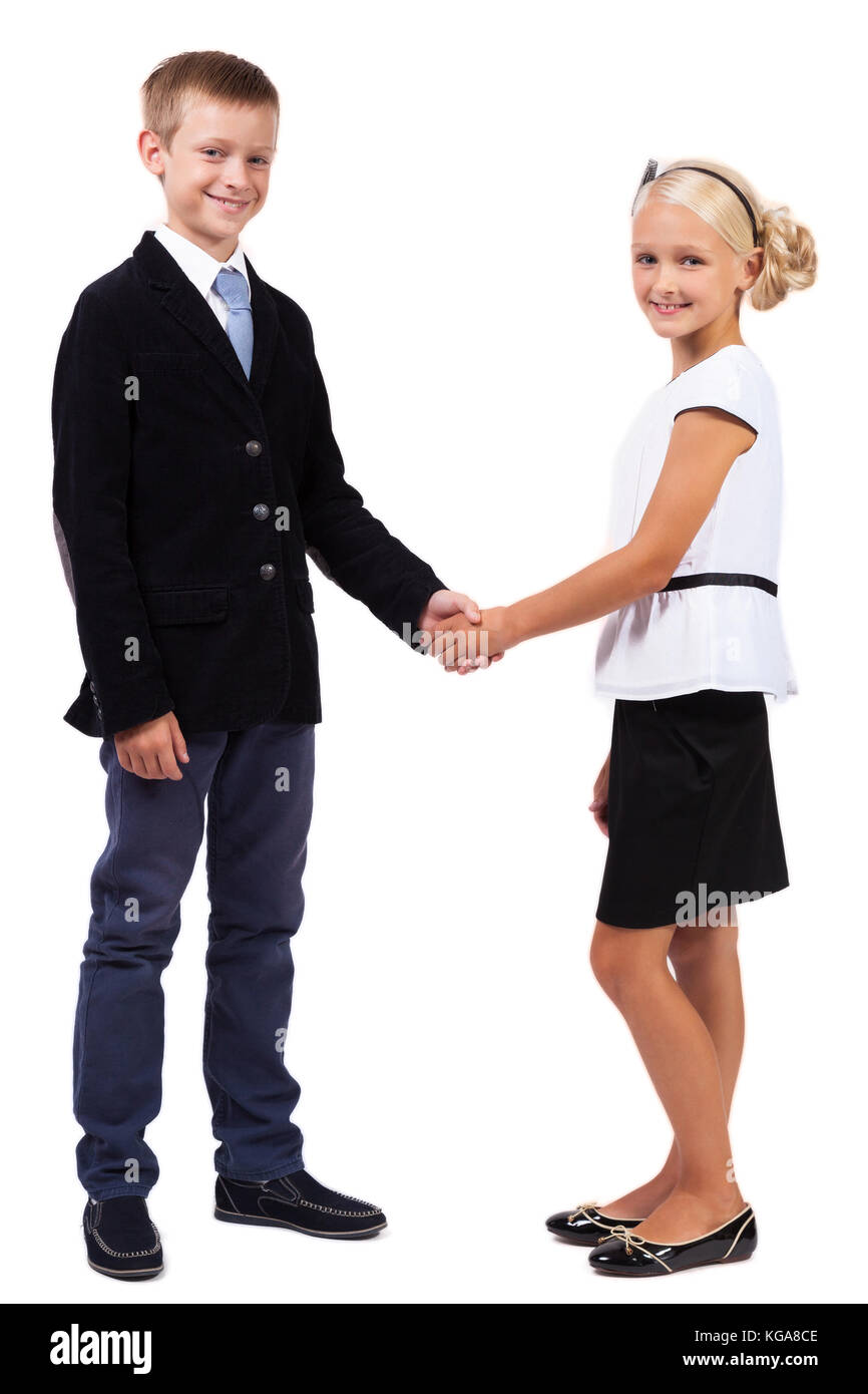 Erwachsene und kinder geben sich die hand Ausgeschnittene Stockfotos und -bilder - Alamy