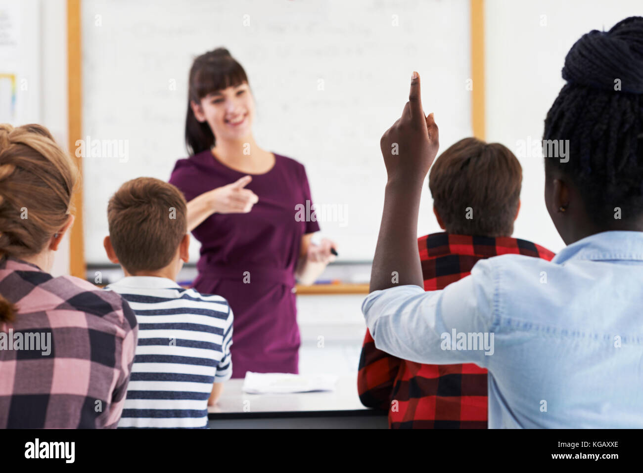 Student frage stellen -Fotos und -Bildmaterial in hoher Auflösung – Alamy