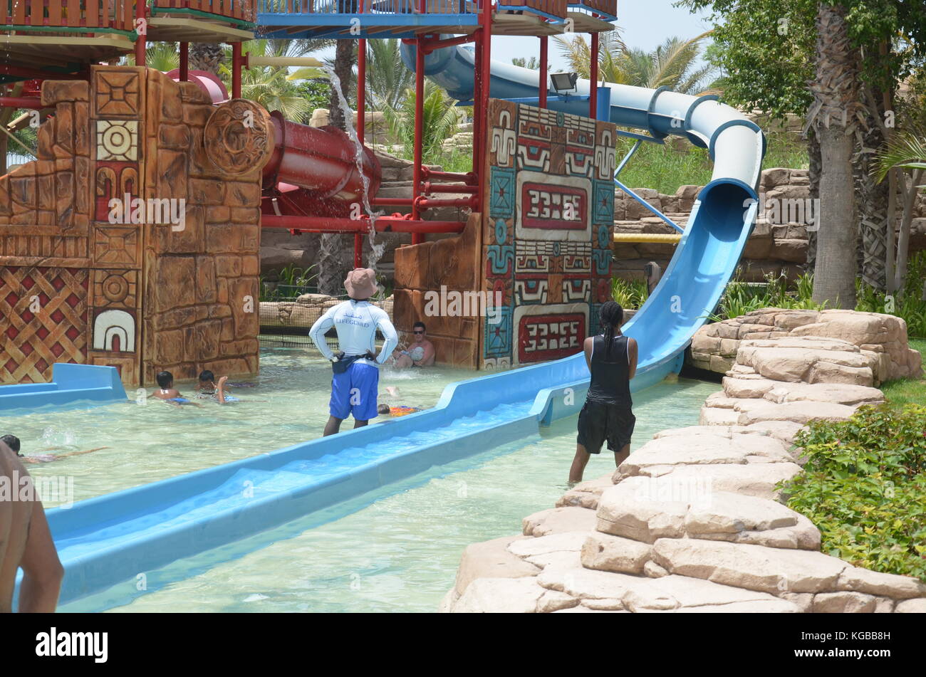 Aquaventure Wasserpark im Atlantis The Palm, Dubai Stockfotografie - Alamy