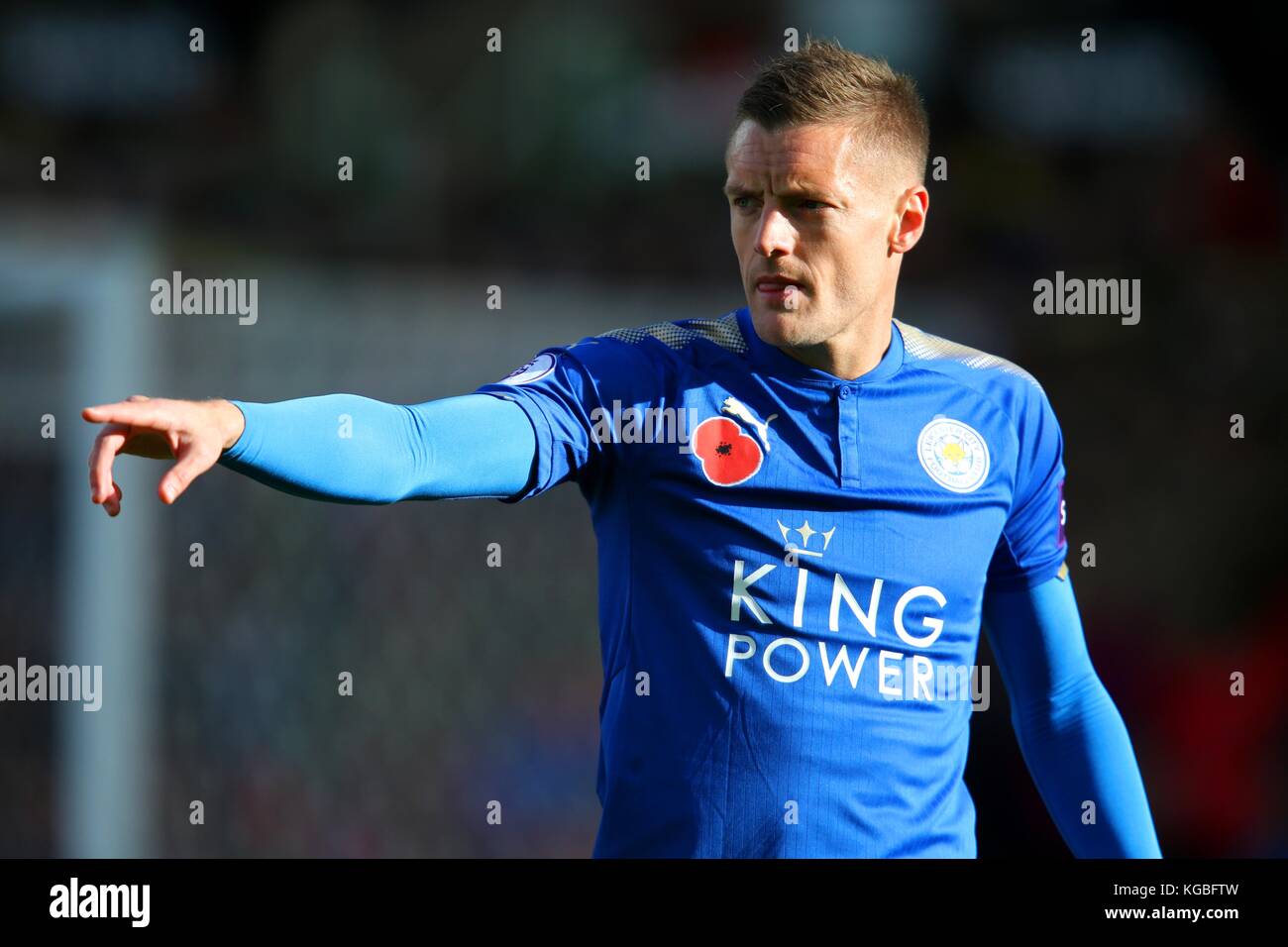 JAMIE VARDY LEICESTER CITY FC PREMIER LEAGUE, STOKE CITY FC V LEICESTER ...