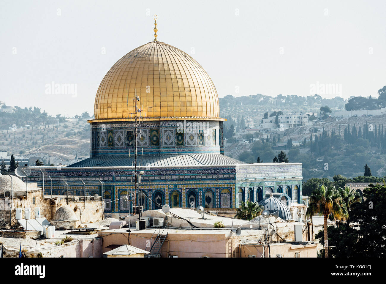Jerusalem Western Wall, al-Aqsa Moschee und Jerusalem archäologische ...