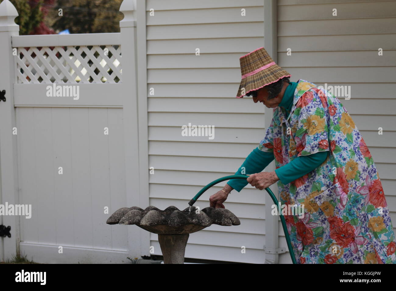 Adult woman gardening -Fotos und -Bildmaterial in hoher Auflösung – Alamy