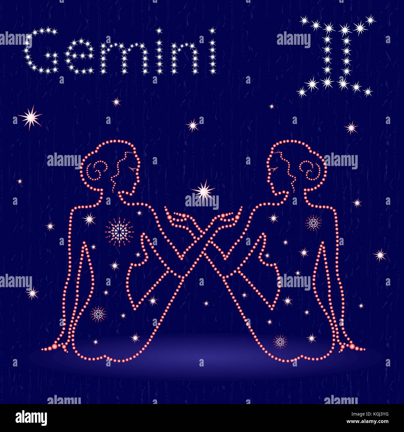 Zodiac Sign Gemini Outline Stockfotos & Zodiac Sign Gemini Outline ...