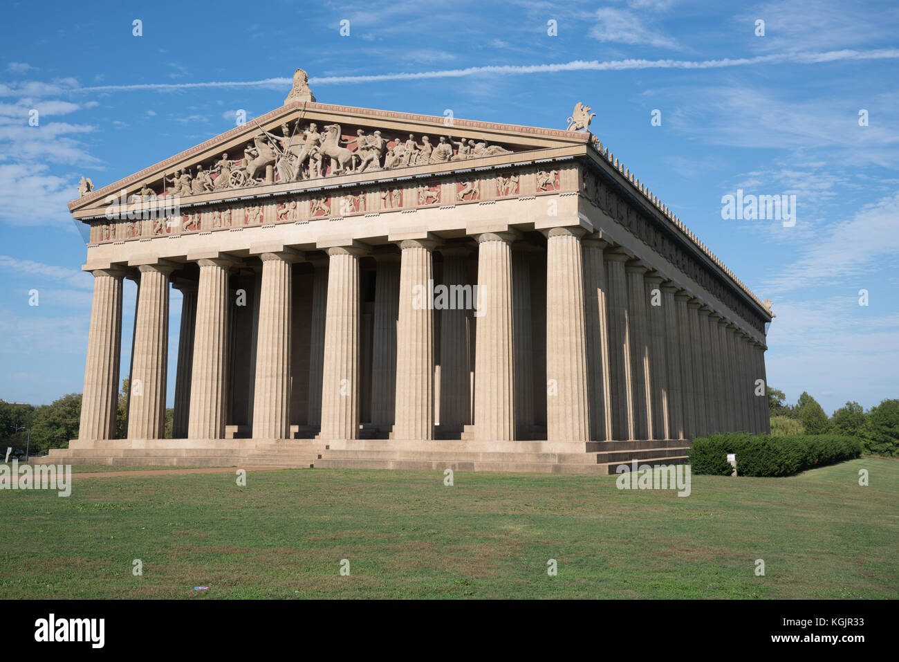 Der Parthenon in Nashville, Tennessee ist ein Full scale Nachbildung des Original Parthenon in ...