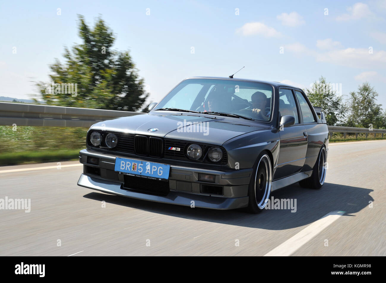 Bmw E30 M3 3-Serie mit einem BMW V10-Motor angepasst Stockfotografie ...