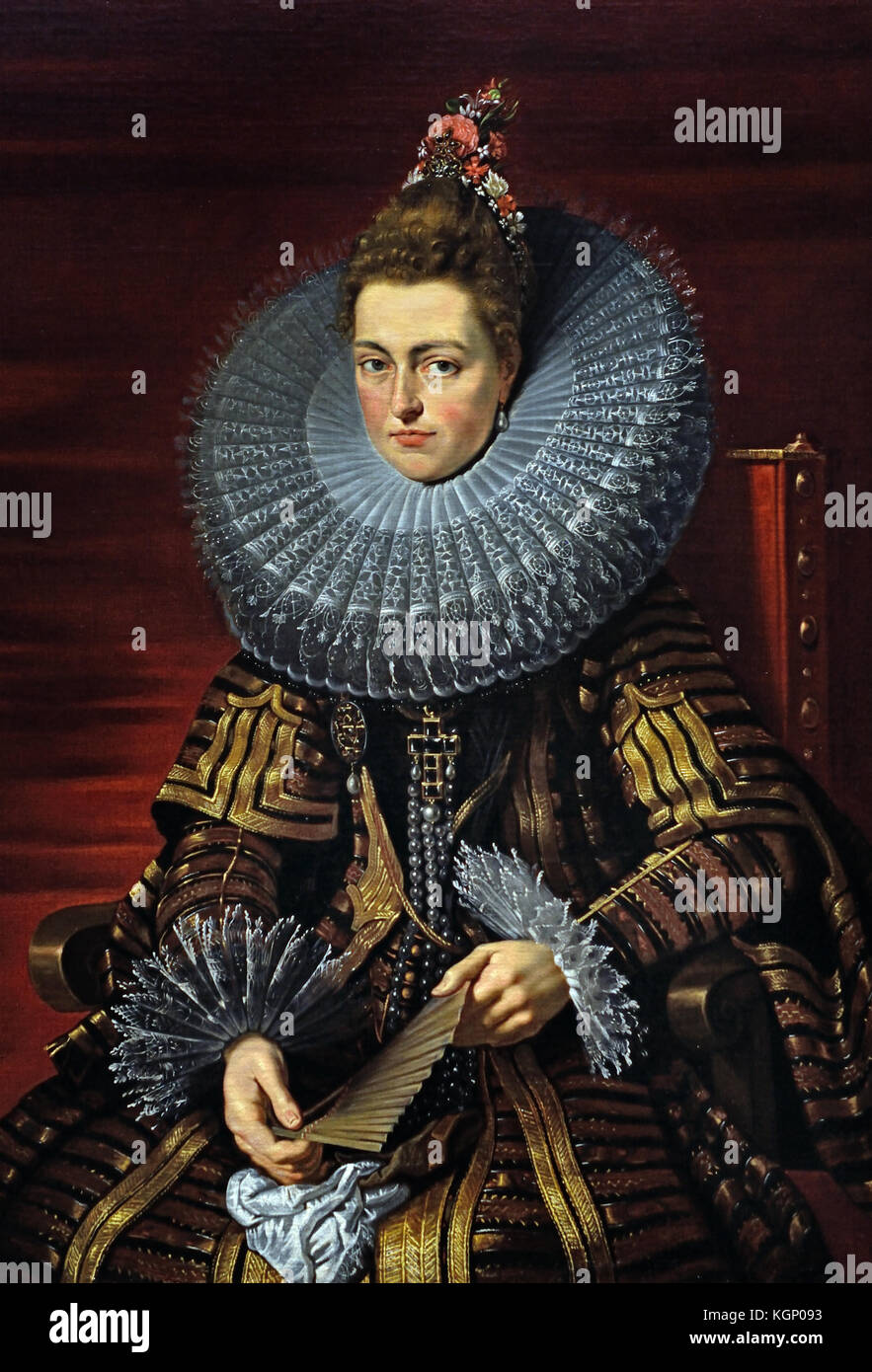 Portrait der Infantin Isabella 1615 Peter Paul Rubens (1577-1640) Maler ...