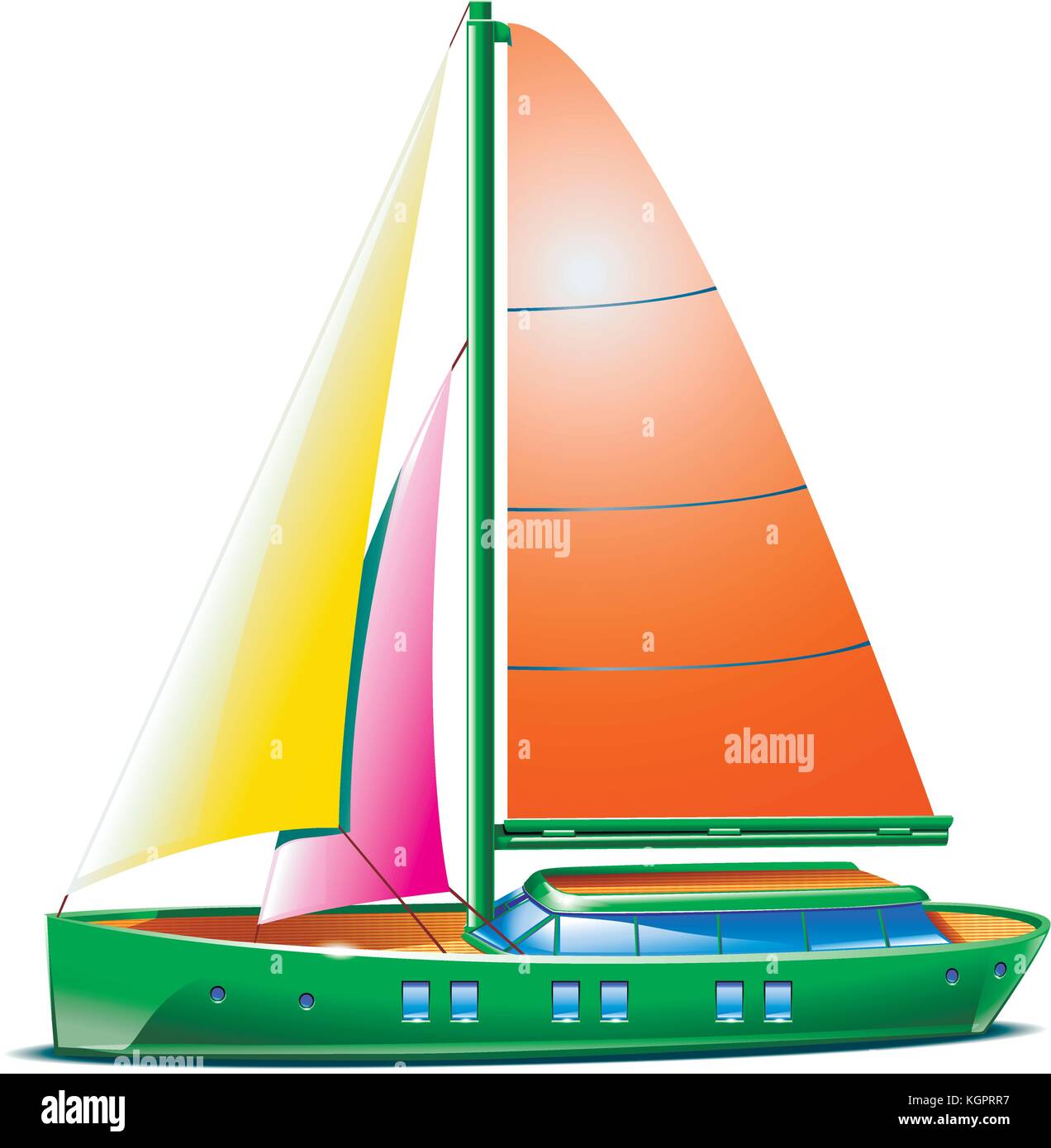 Sail sailing ship mast Stock-Vektorgrafiken kaufen - Alamy