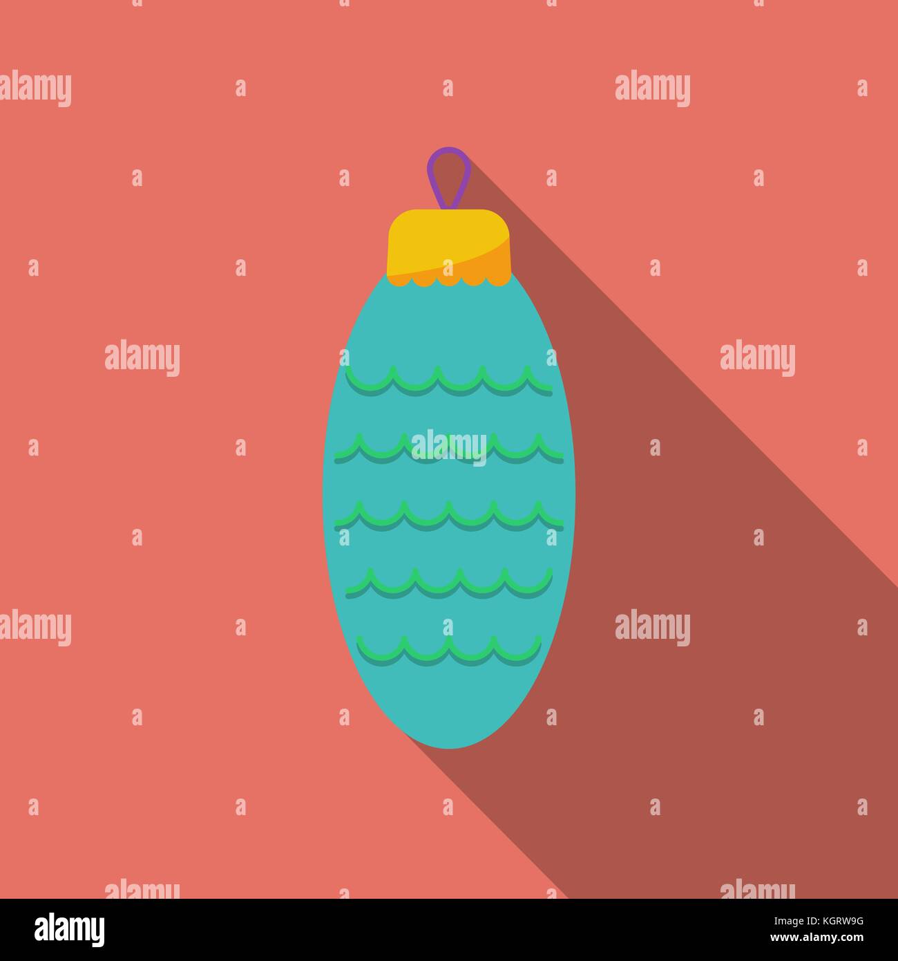 Weihnachten KONUS-Symbol. Flache Vektor verwandte Symbol mit langen ...