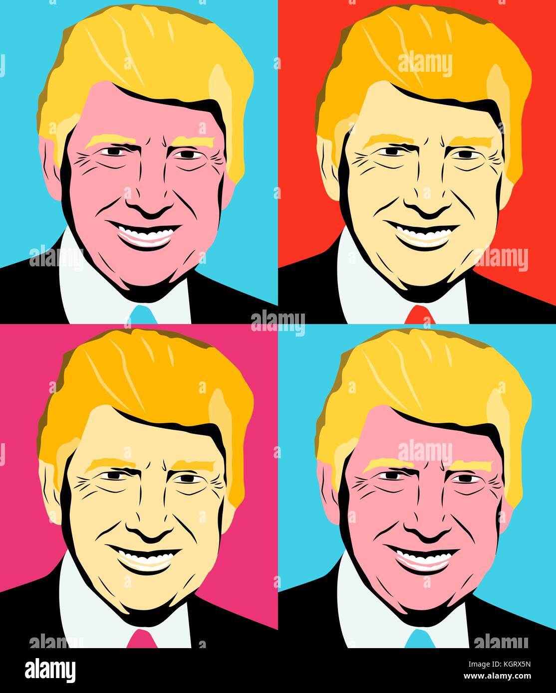 Andy warhol porträt Stock-Vektorgrafiken kaufen - Alamy