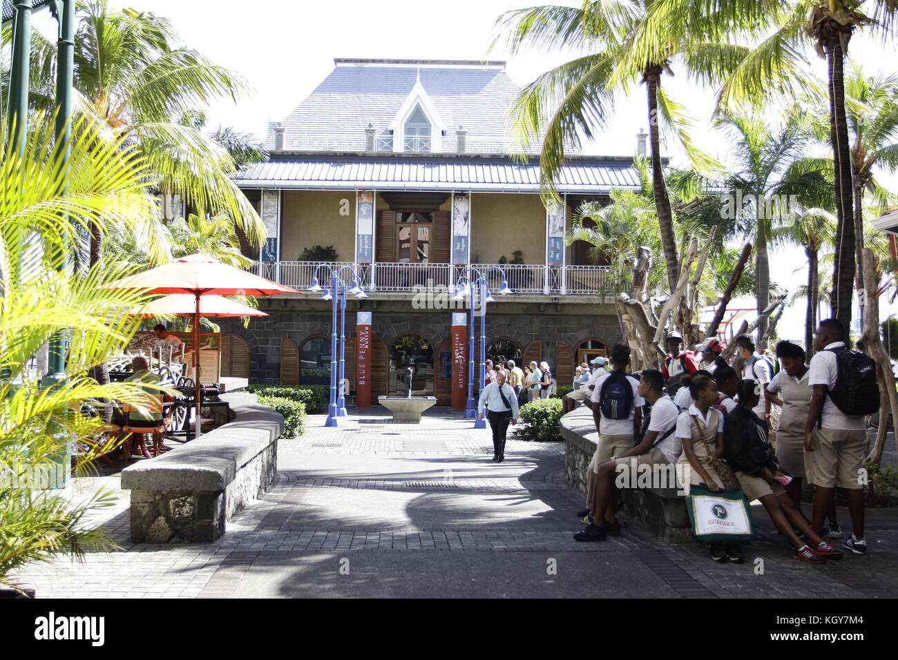 Port Louis ist die Hauptstadt von Mauritius, Port Louis District, der ...