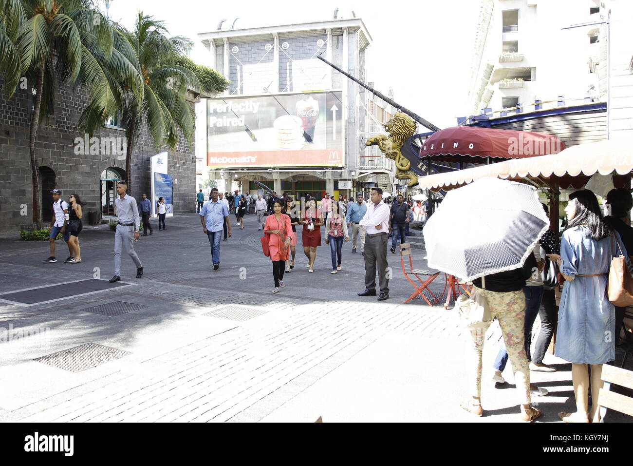 Port Louis ist die Hauptstadt von Mauritius, Port Louis District, der ...