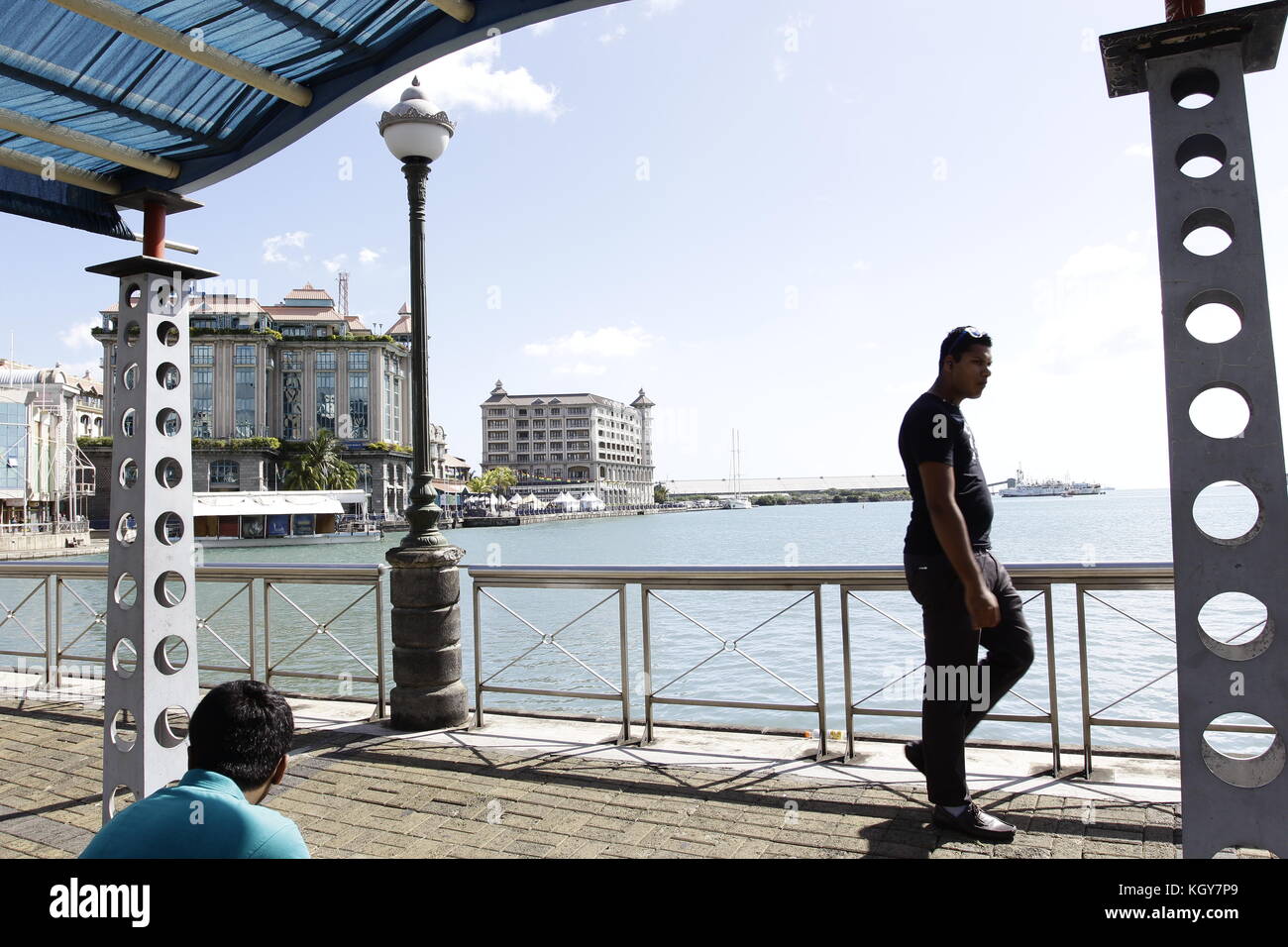Port Louis ist die Hauptstadt von Mauritius, Port Louis District, der ...