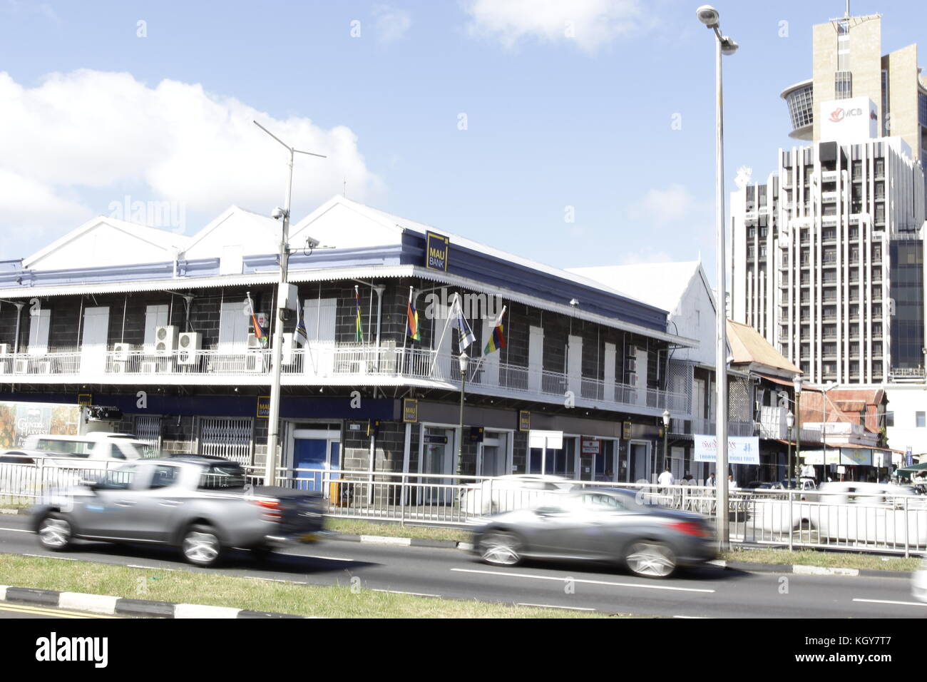 Port Louis ist die Hauptstadt von Mauritius, Port Louis District, der ...