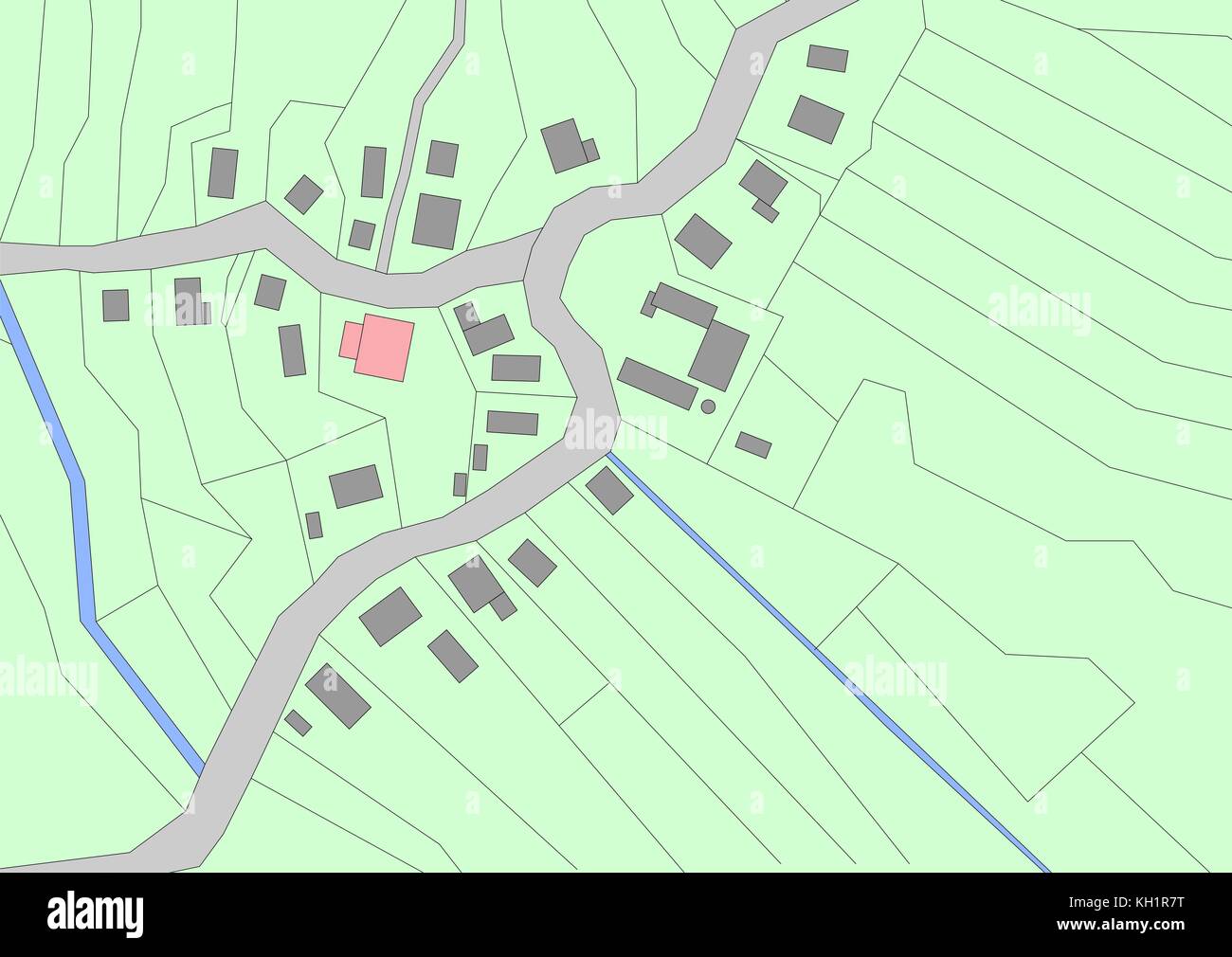 Cadastral map -Fotos und -Bildmaterial in hoher Auflösung – Alamy
